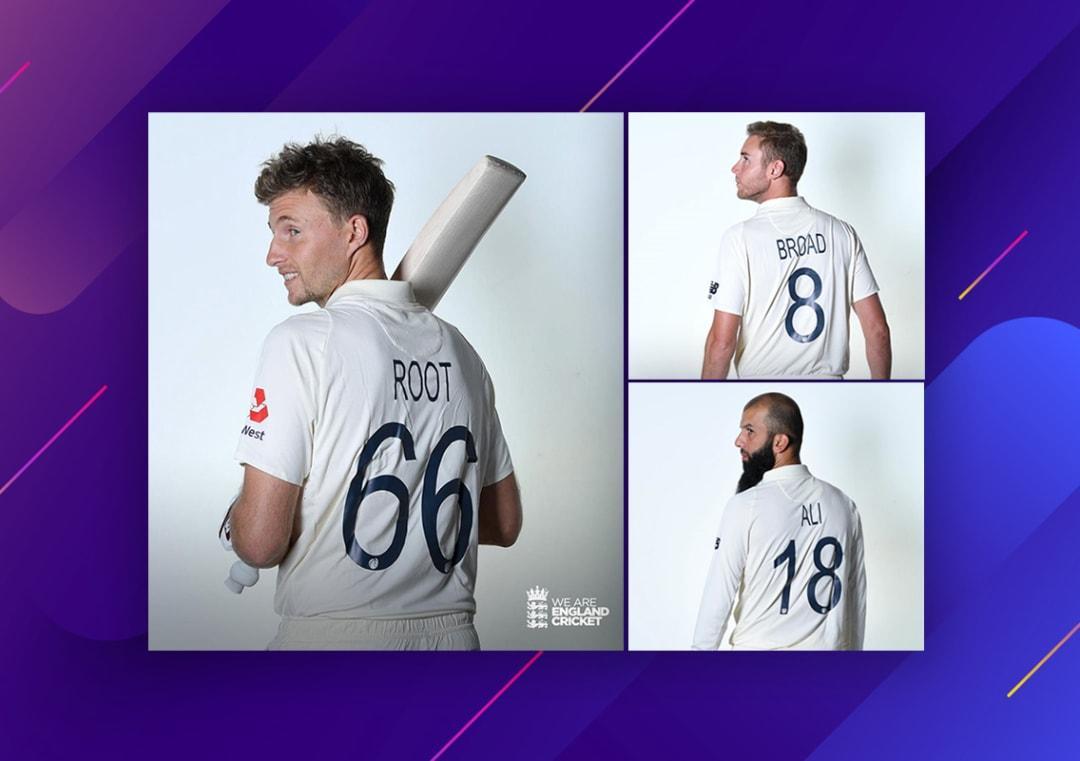 Test jerseys to have names, numbers for 1st time, England share pics ...