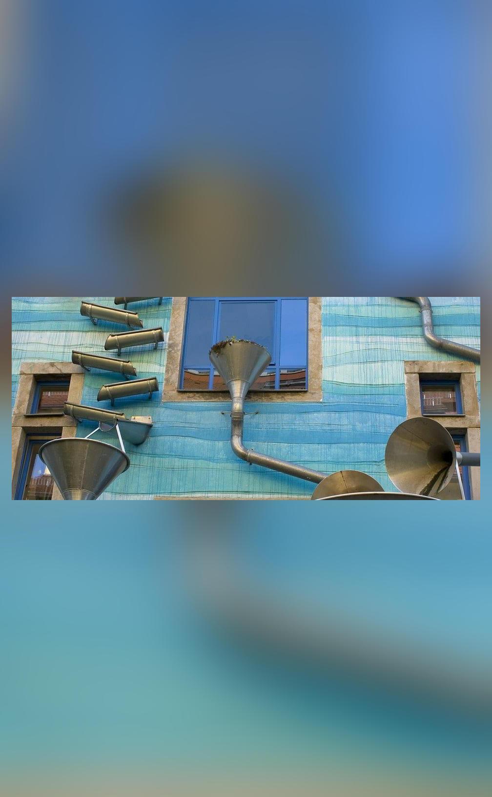 'Funnel Wall' in Germany produces its own music every time it rains ...