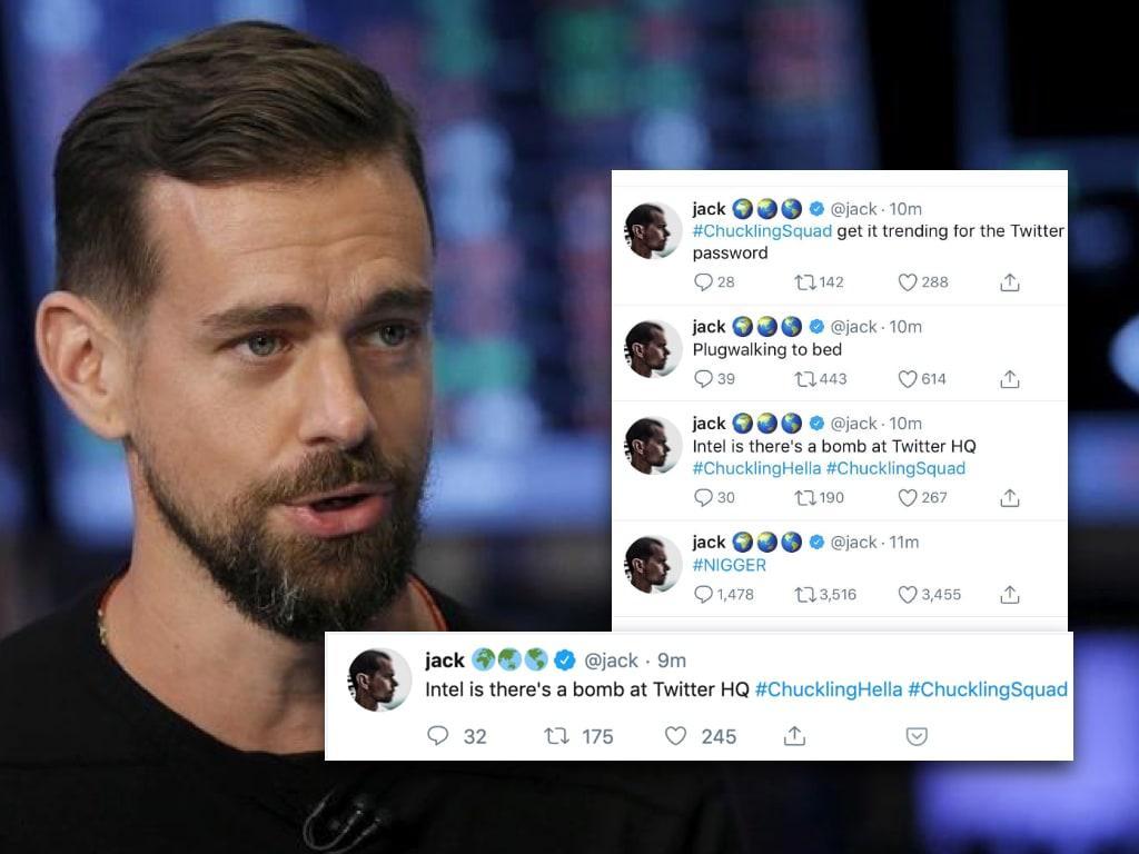 Twitter CEO Jack Dorsey's account hacked; hackers post bomb threat