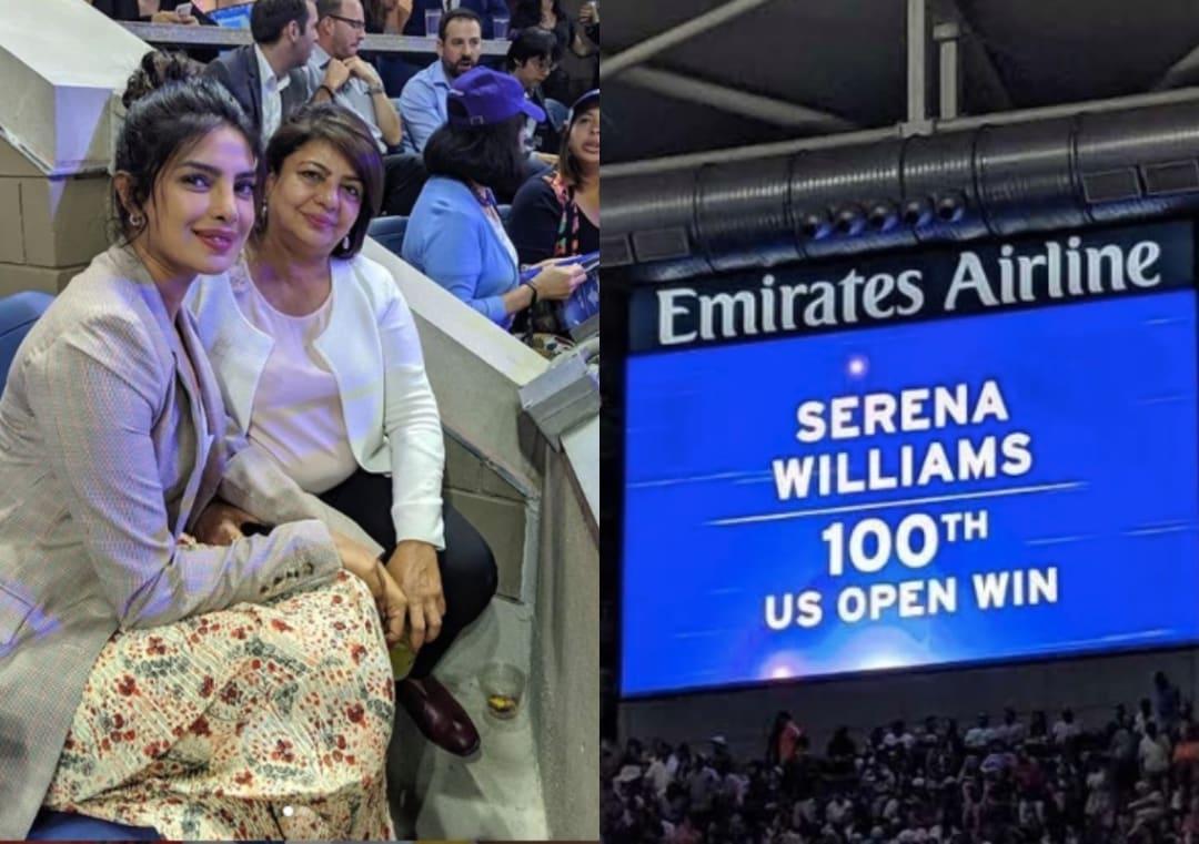 Priyanka watches Serena's 100th US Open match win, shares pics | Sports ...