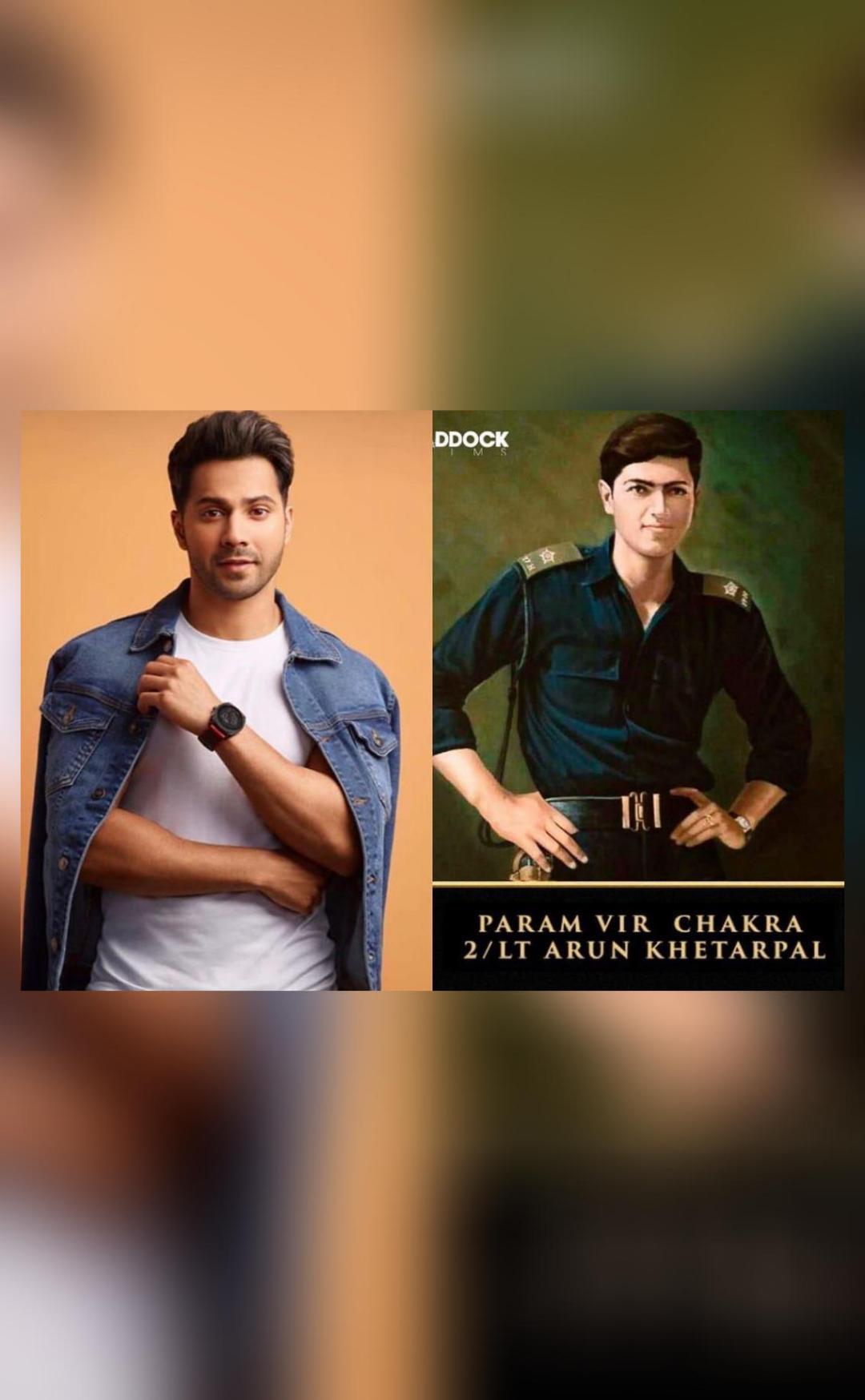 Varun to play Param Vir Chakra recipient Arun Khetarpal in biopic ...