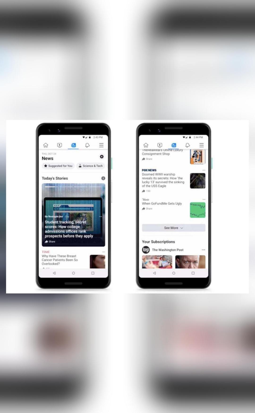 Facebook starts testing dedicated 'News' tab in the US