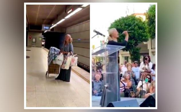 Homeless singer performs at concert after her video goes viral | World ...