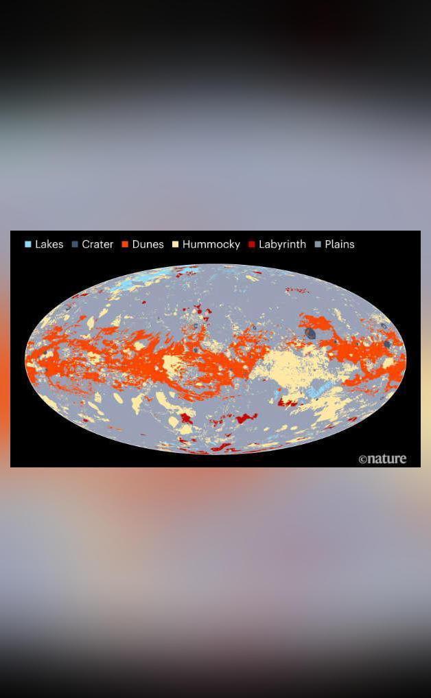 Astronomers draw first-ever global map of Saturn's moon Titan | Science ...