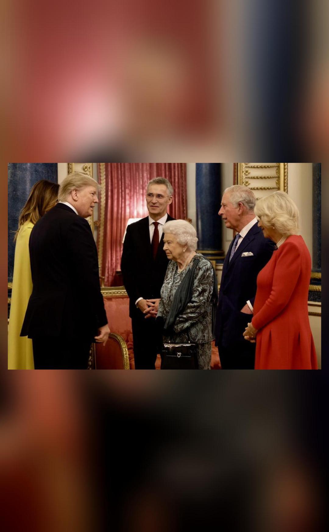US President Trump meets Queen Elizabeth at Buckingham Palace | World ...