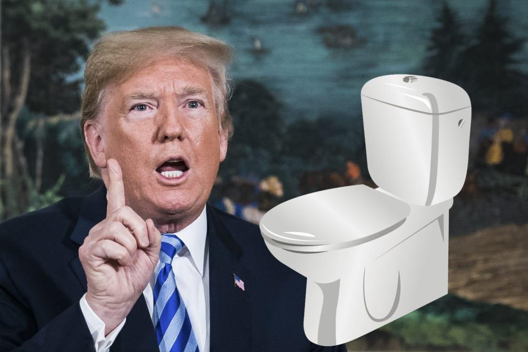 Americans flushing toilets 10 to 15 times: Trump on water wastage ...