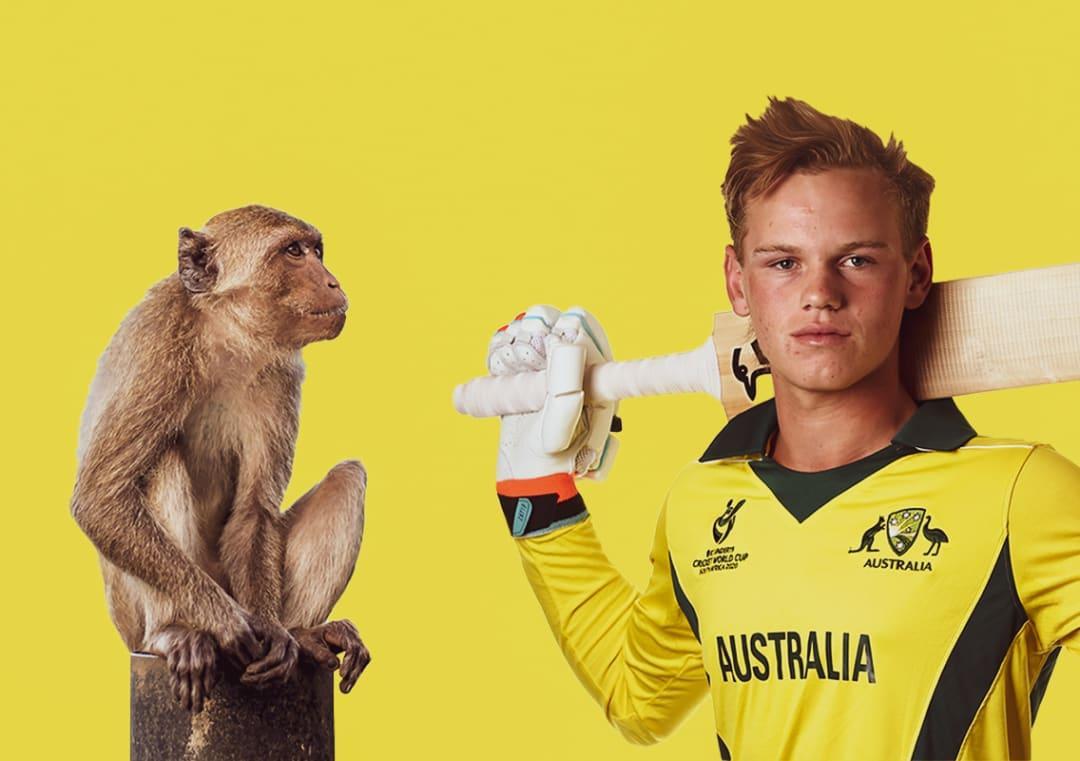 Monkey scratches Australian player on face, player sent home from U-19 ...