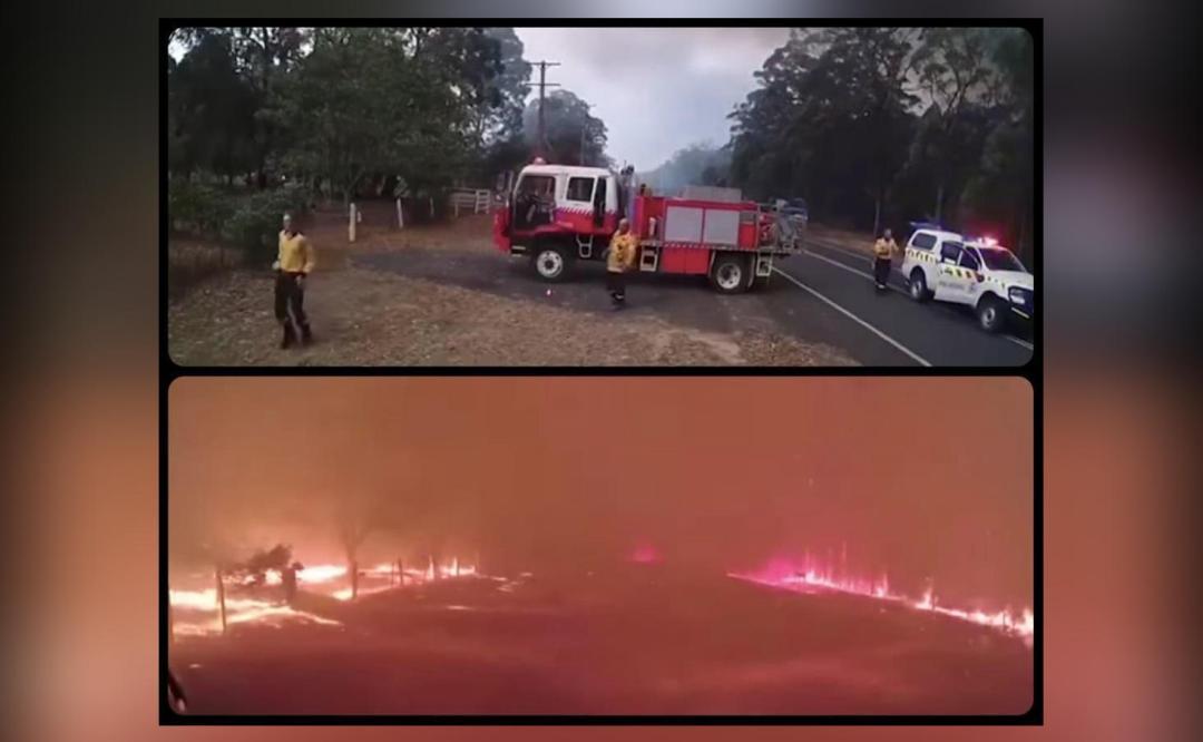 Video from Aus shows how fast bushfires can move when wind changes ...