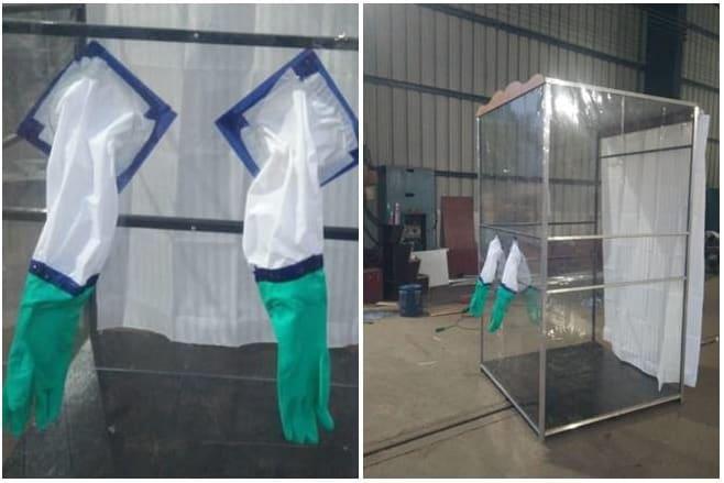 Railways makes contactless cubicle to treat suspected COVID-19 patients ...