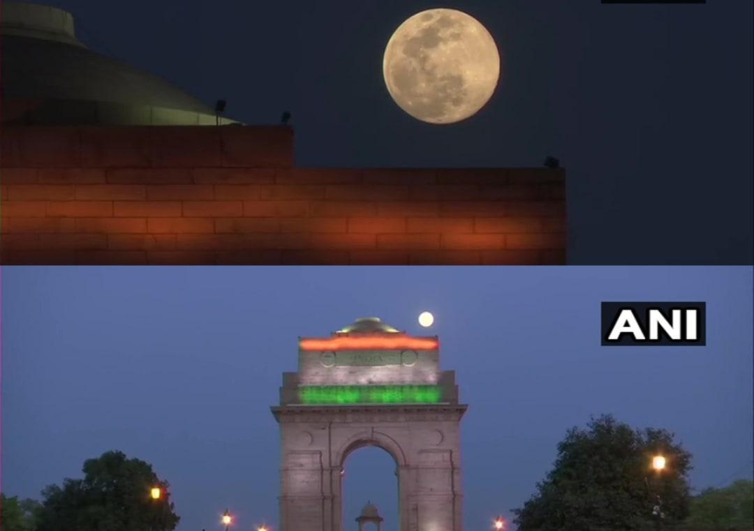 Super Pink Moon visible across several parts of India, pics surface ...