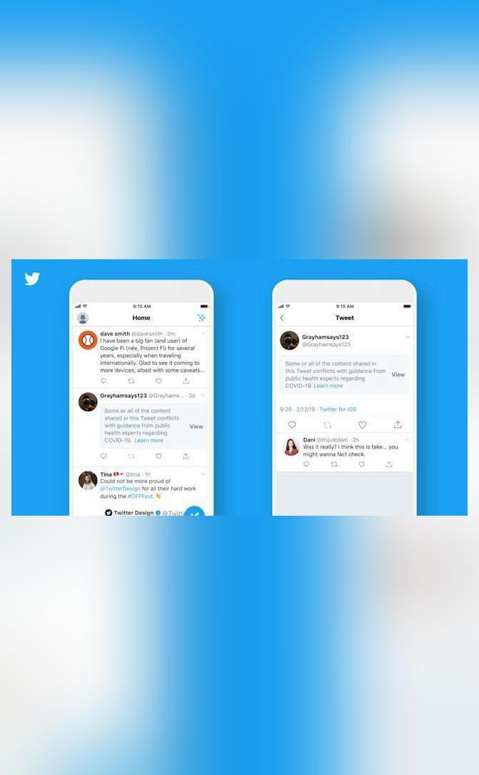 Twitter to add labels, warnings to tweets with misleading COVID-19 claims