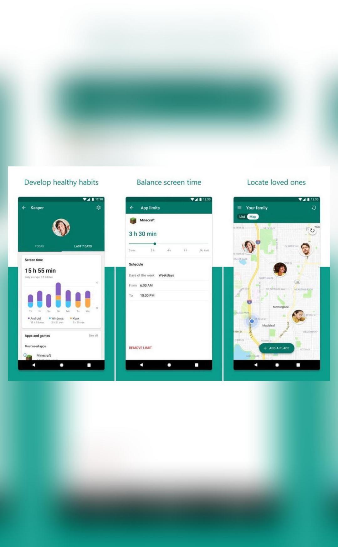 Microsoft launches 'Family Safety' app to manage kids’ screen time ...