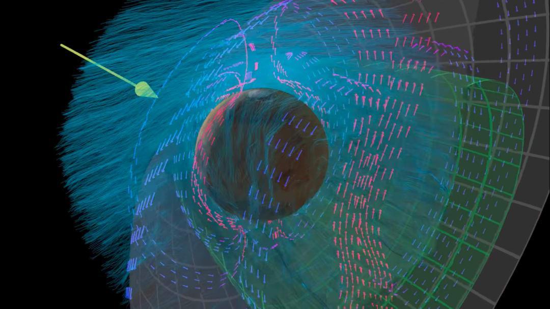 First-ever map of electric currents around Mars created | Science News ...