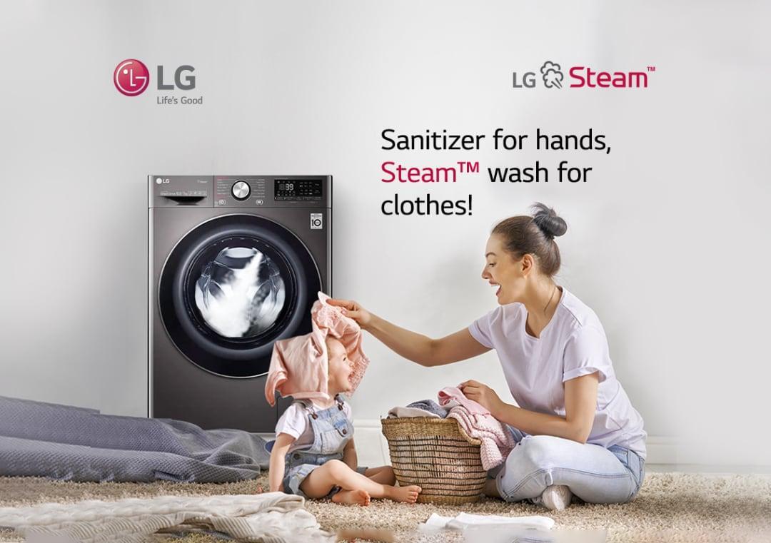 LG presents Front Load Washing Machines with Steam™ Technology ...