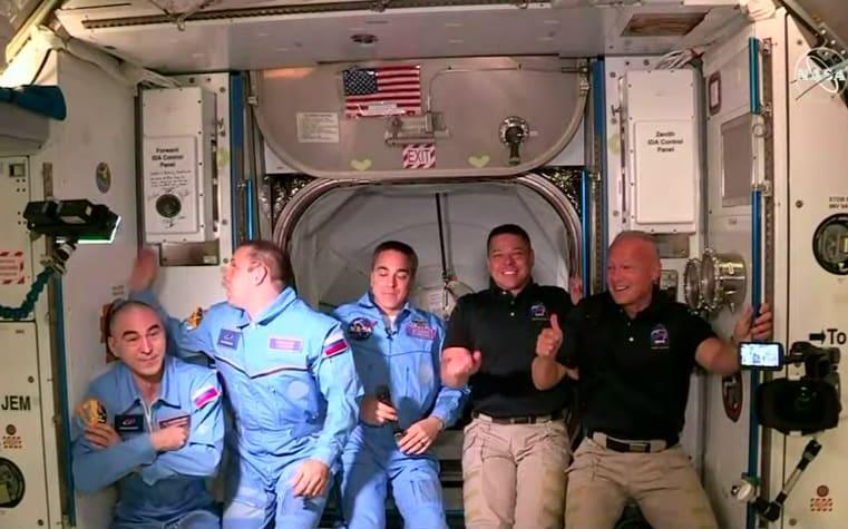 NASA astronauts enter International Space Station after SpaceX capsule ...