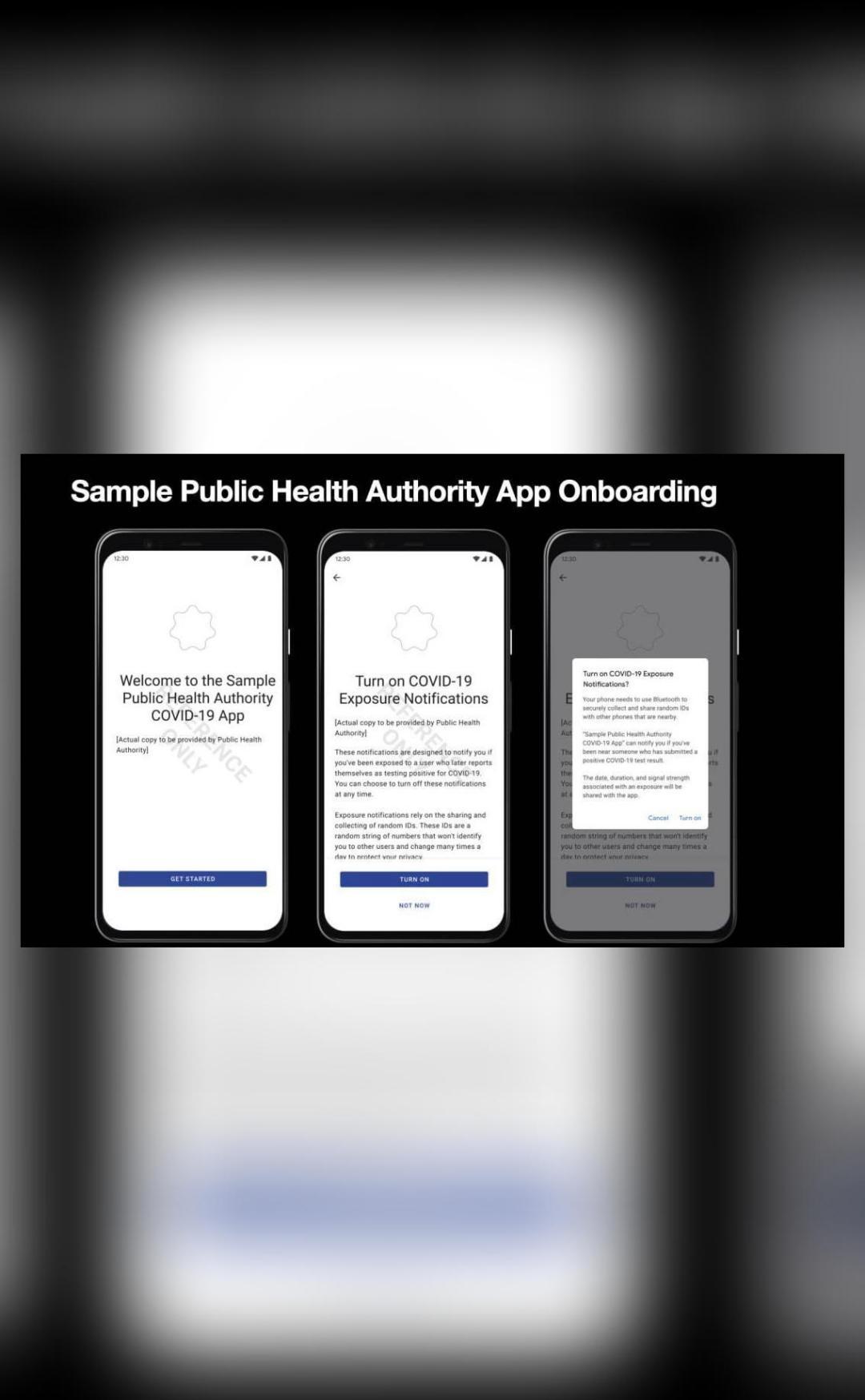 Apple, Google show sample of their COVID-19 exposure notification system