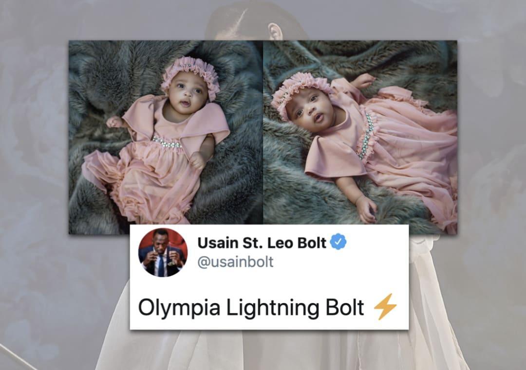 Usain Bolt shares first pictures of his newborn daughter, reveals her ...