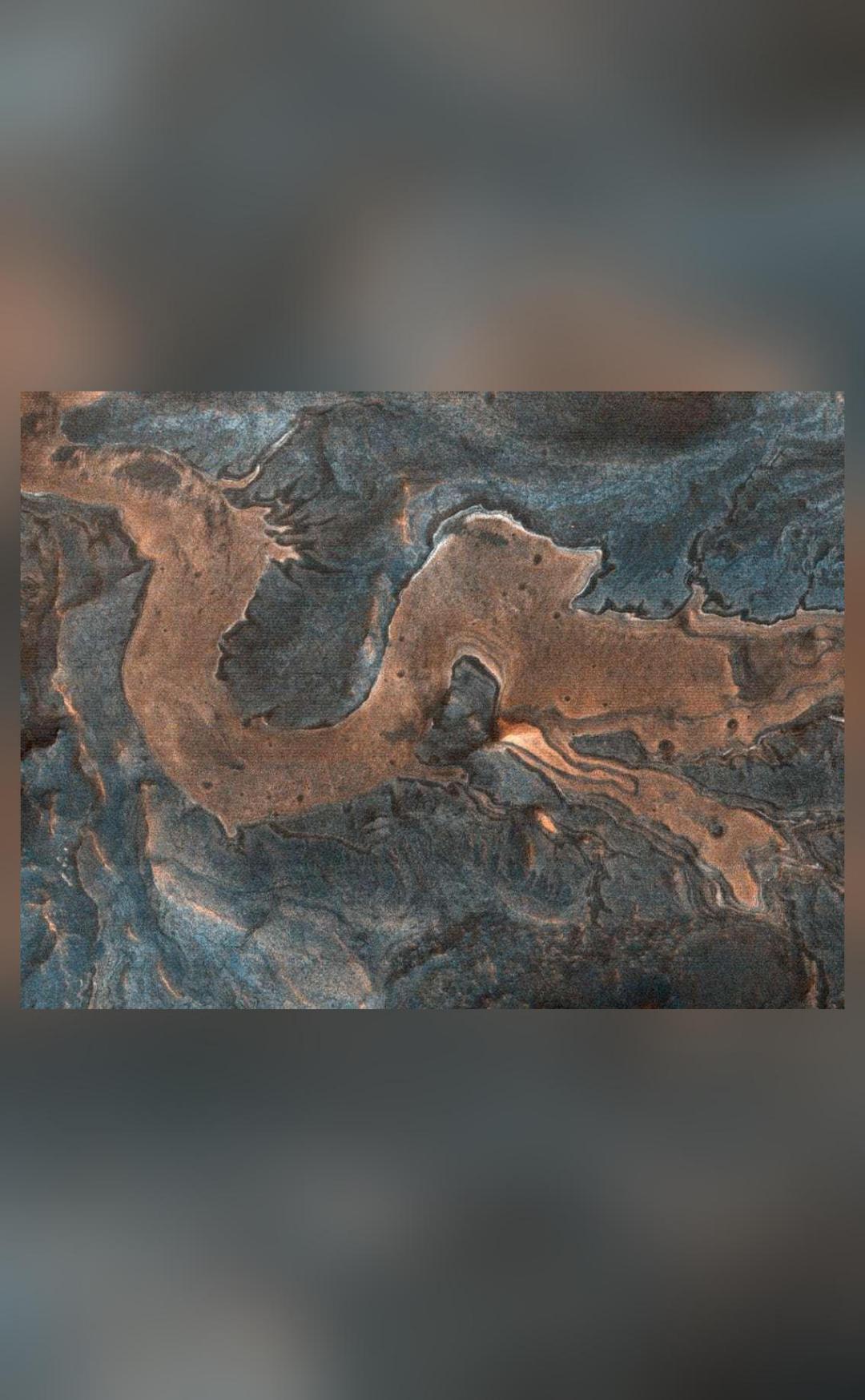 NASA shares pic of Melas Chasma canyon on Mars resembling a 'dragon ...