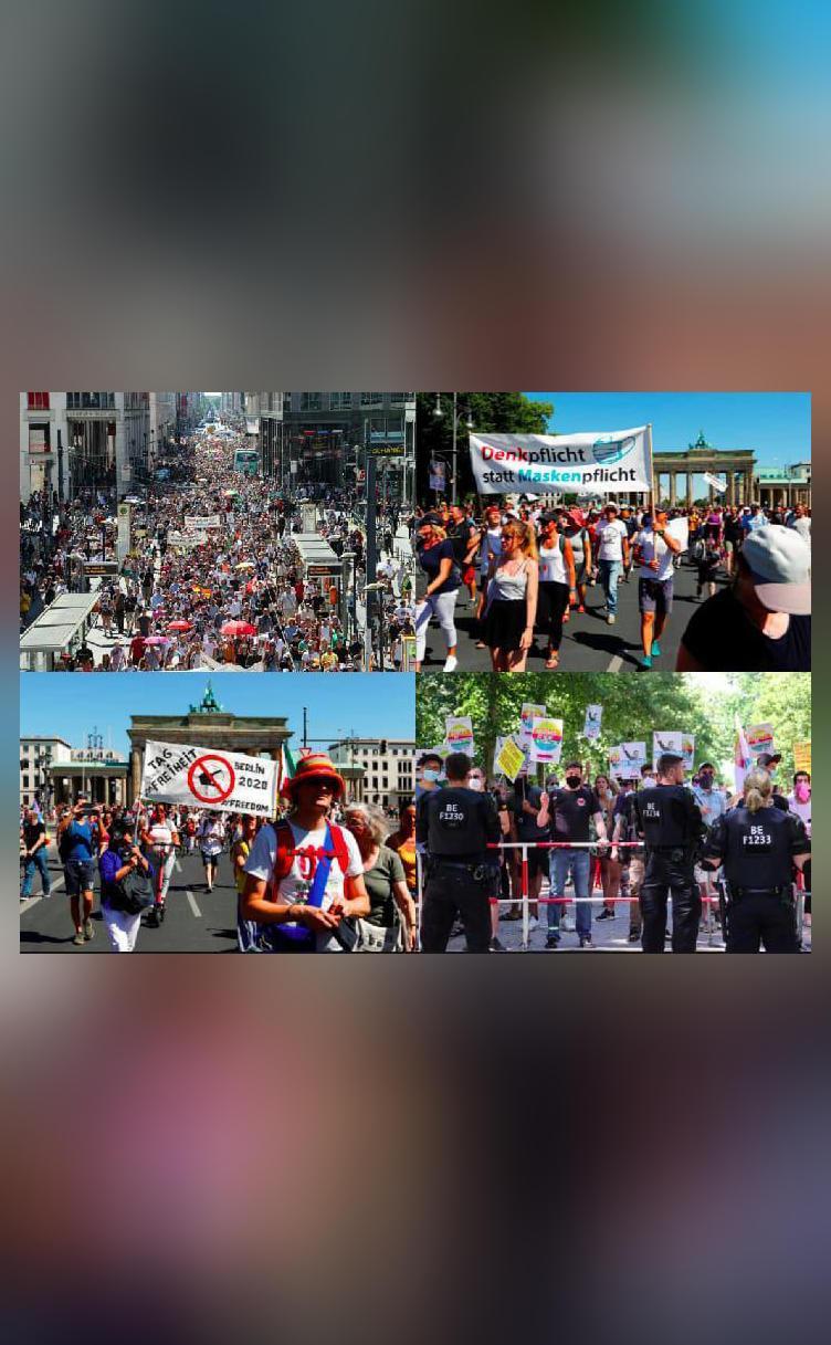 17,000 people march in Berlin to protest against coronavirus ...
