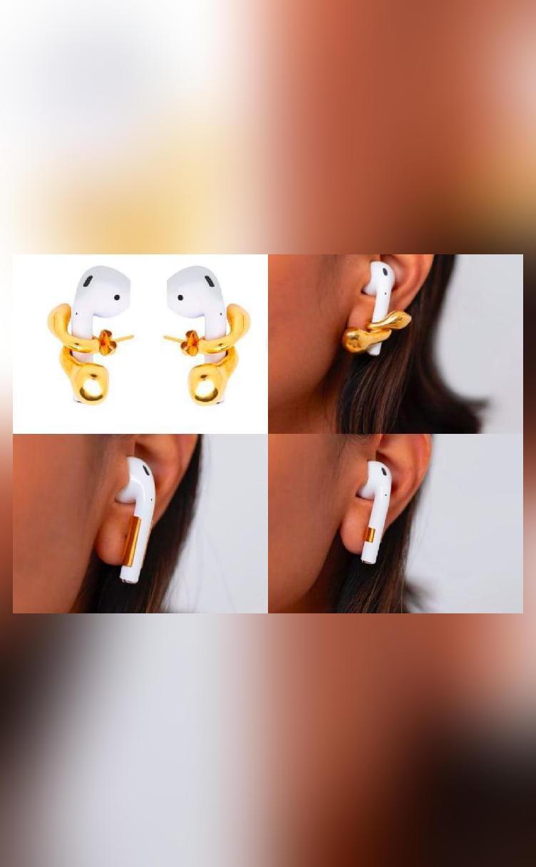 Jewellery designer creates earrings to hold Apple AirPods | Hatke News ...