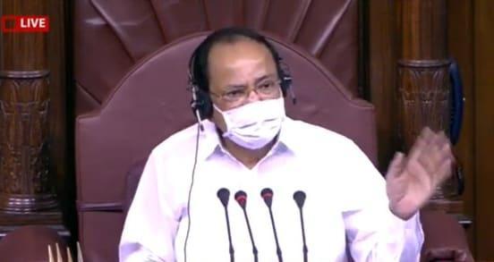 8 MPs suspended by Rajya Sabha Chairman over 'unruly behaviour ...