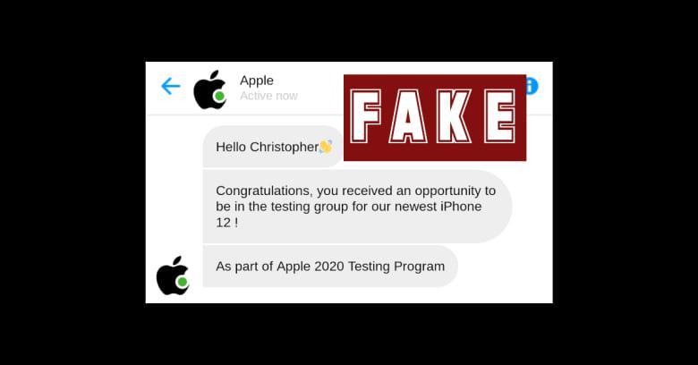 SMS phishing scam offers 'iPhone 12' via fake Apple chatbot in UK ...