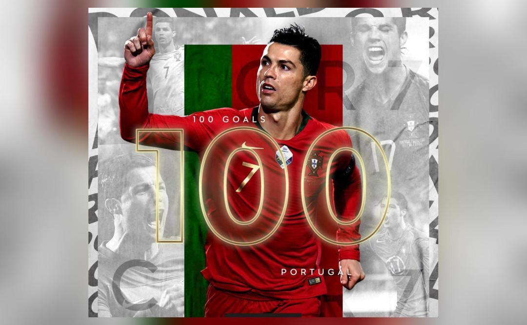 Ronaldo becomes second male footballer in history to score 100 ...