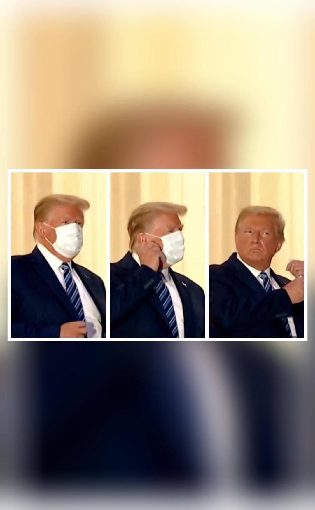Trump returns to WH after COVID-19 treatment, removes mask to pose for ...