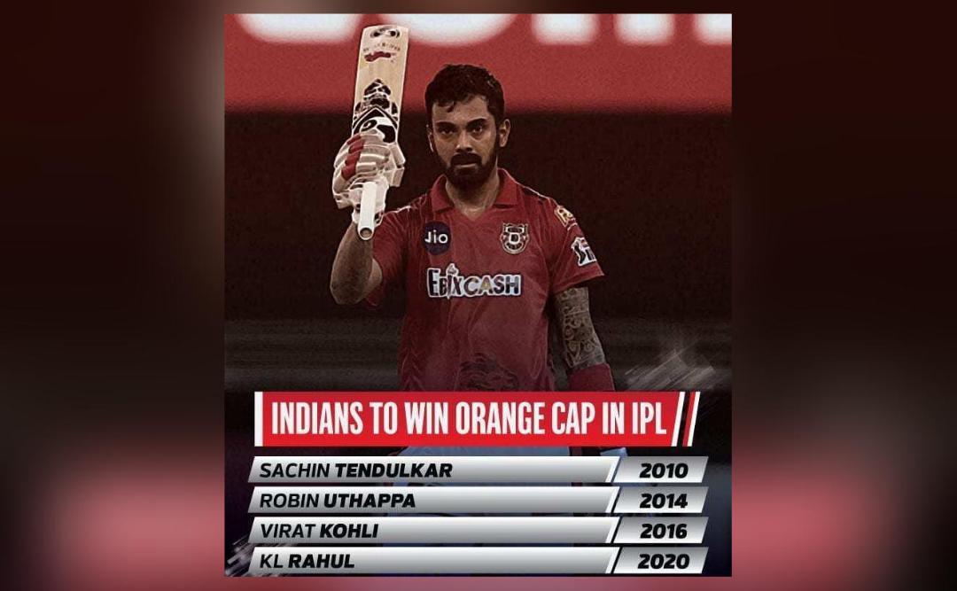 Which Indian players have won Orange Cap in the history of IPL?