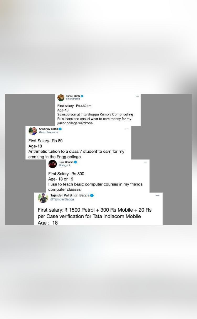 'First Salary' trends on Twitter as users, celebrities reveal their ...