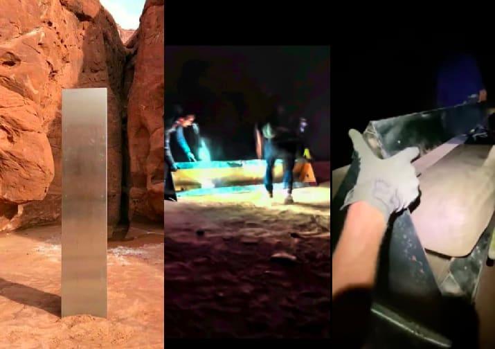 YouTuber claims he removed Utah's metal monolith; shares video