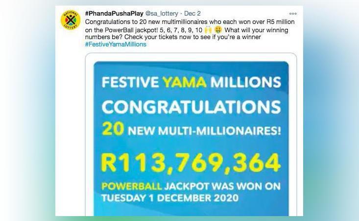 SA lottery probed after 5,6,7,8, 9 & 10 drawn in a row as winning ...