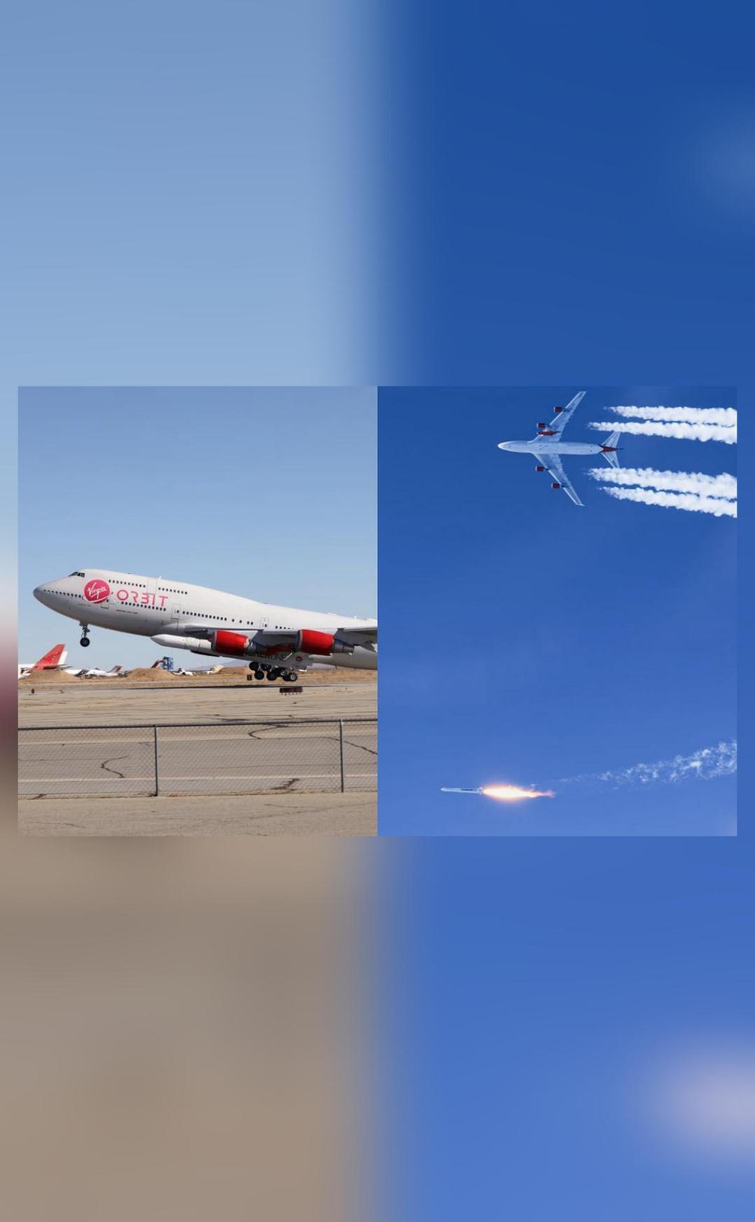 Virgin Orbit launches rocket off a 747 aircraft, reaches orbit for 1st ...