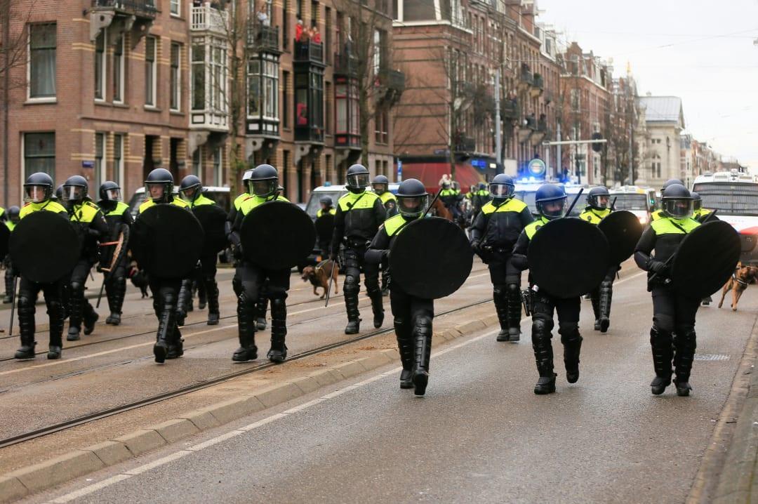 Anti-lockdown protests turn violent in Netherlands; over 240 detained ...