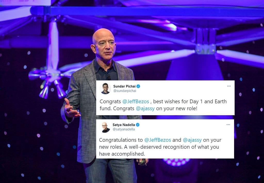 Best wishes for Day 1 & Earth fund: Pichai to Bezos as he steps down as ...