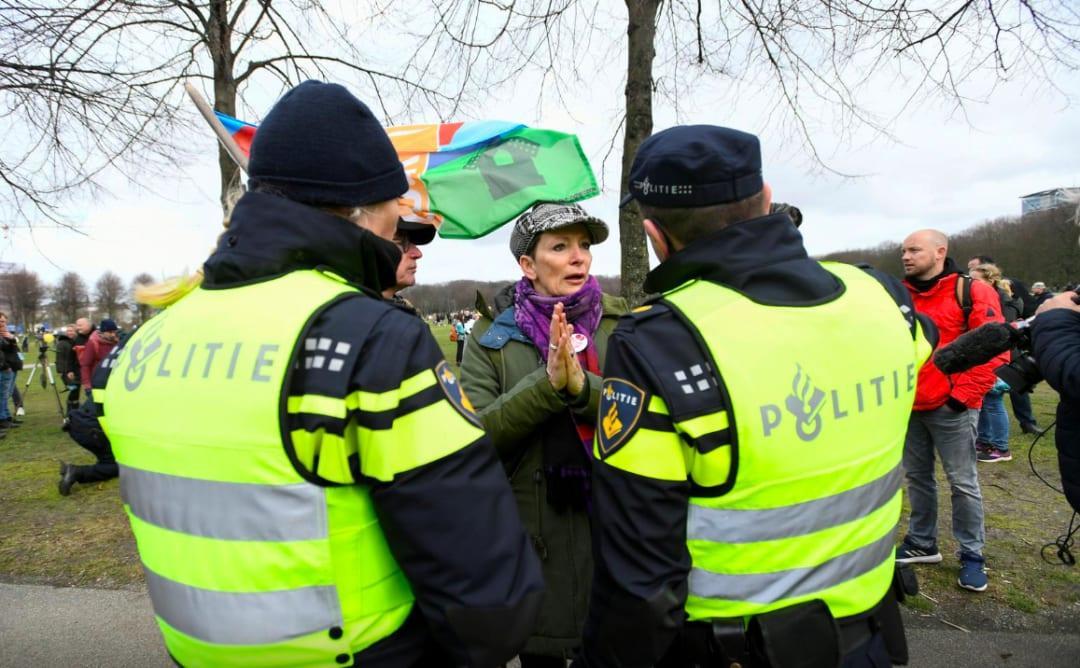 Dutch Police break up anti-govt protest on eve of election | World News ...
