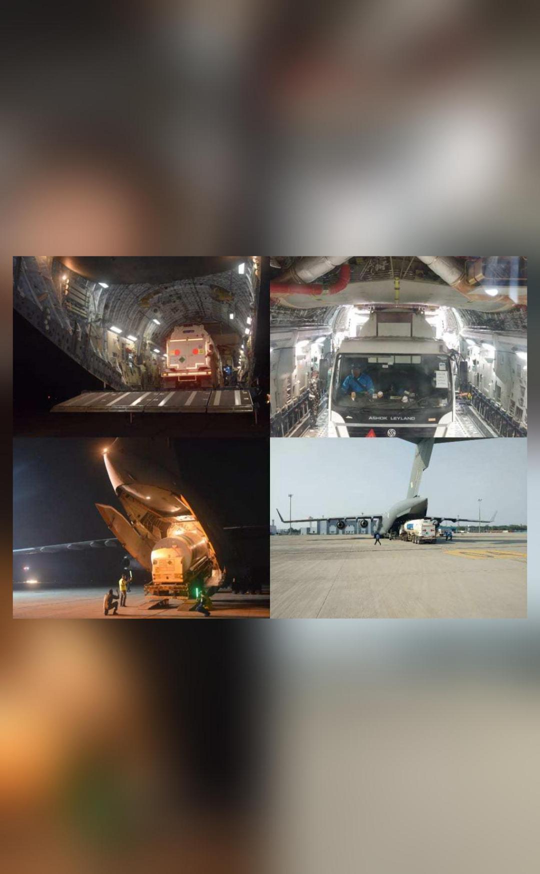 IAF deploys heavy-lift aircraft to airlift oxygen containers amid COVID-19
