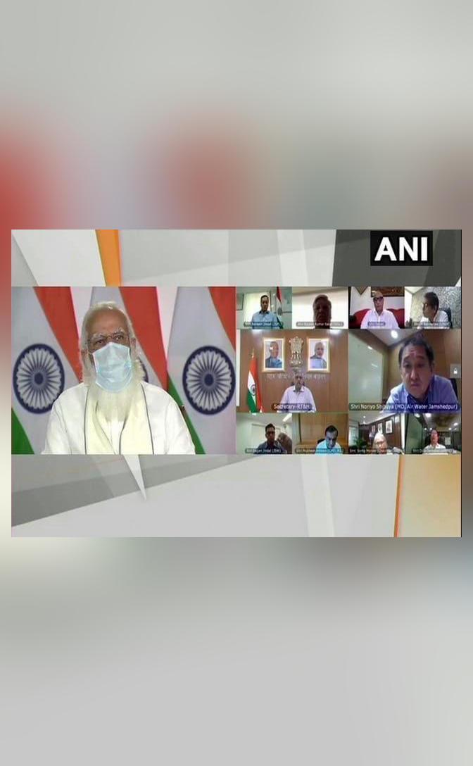 PM Modi holds meeting with oxygen manufacturers; Ambani, Jindal also ...