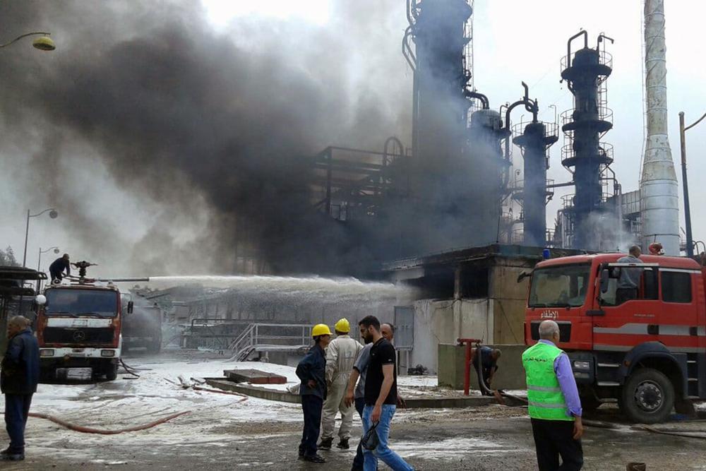 Fire at oil refinery in Syria extinguished after leakage | World News ...