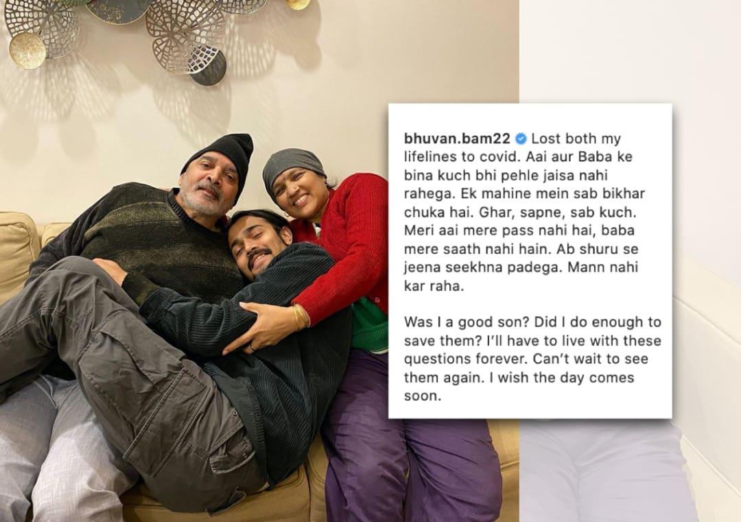 Bhuvan Bam's mother passes away due to COVID-19 a month after his ...