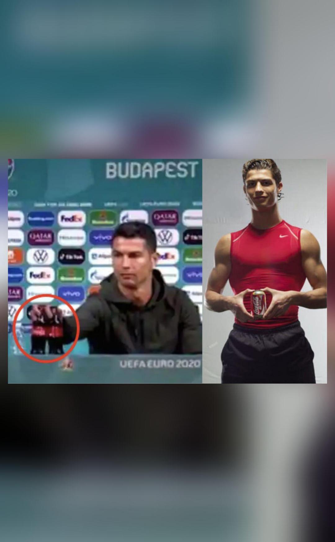 Ronaldo's old Coca-Cola ad resurfaces after he removes Coke bottles at ...