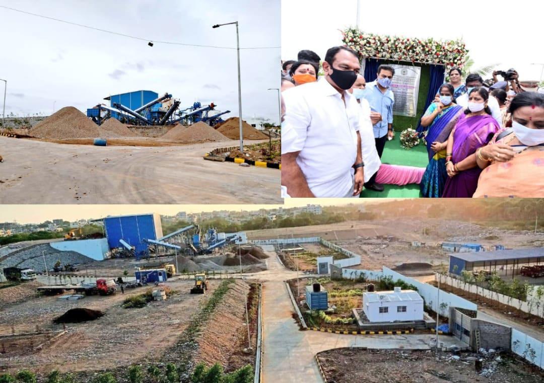 2nd Construction & Demolition Waste Recycling Plant inaugurated in Hyd ...
