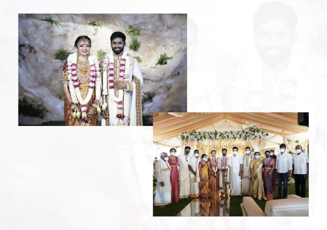 Director Shankar's daughter Aishwarya marries cricketer Rohit Damodaran ...