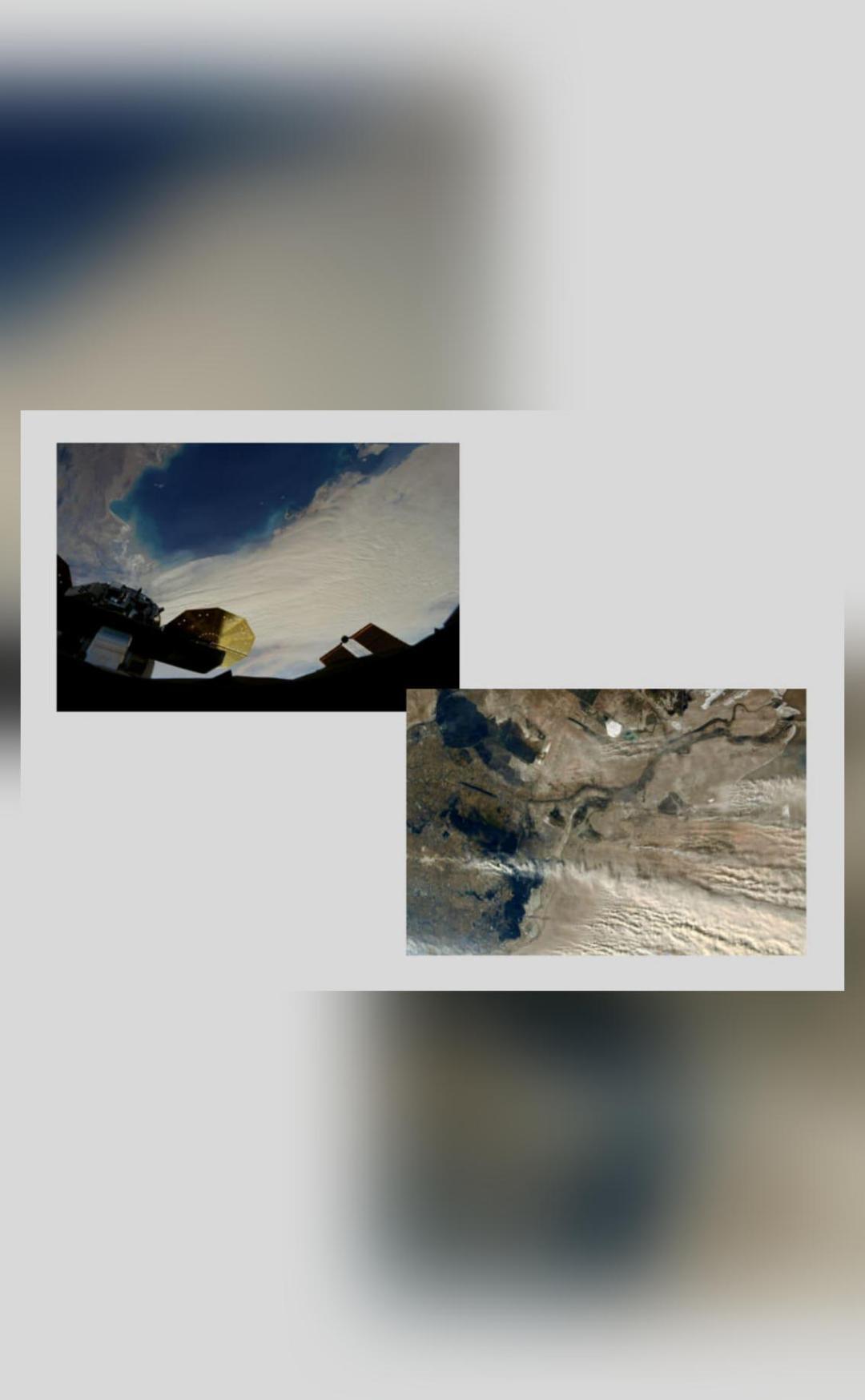 This one looked massive: Astronaut as he shares pics of sandstorm from ...