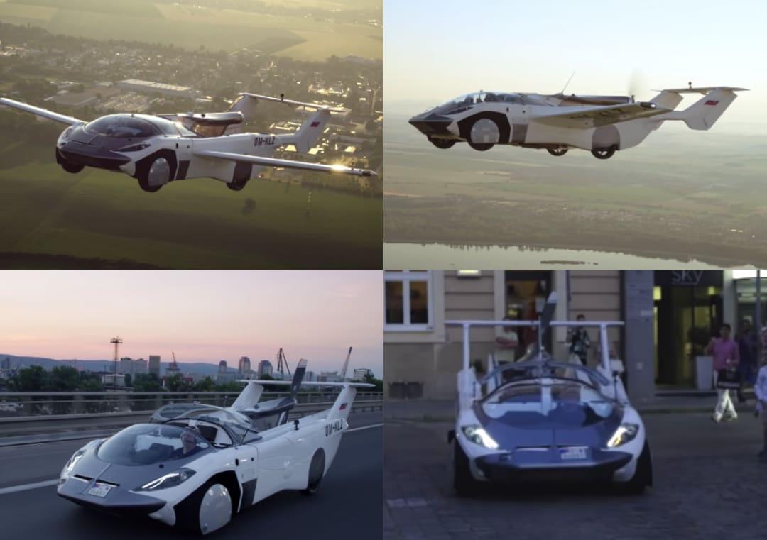 Flying car's prototype completes 35-min test flight in Slovakia; video ...