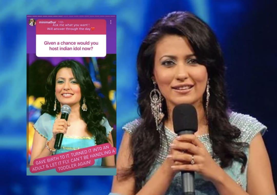 Can't handle a toddler again: Mini Mathur on not returning as 'Indian ...