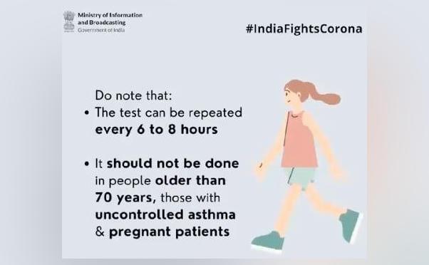 What is 6-minute walk test to check if a person has low oxygen level in ...