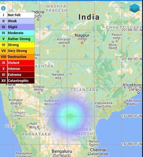 Magnitude 4.0 earthquake hits near Hyderabad