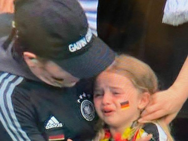 Wales fan raises ₹28 lakh for crying German girl mocked online after ...