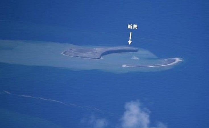 Undersea volcanic eruption creates a new crescent-shaped island in ...